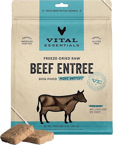Vital Essentials Beef Entree Mini Patties